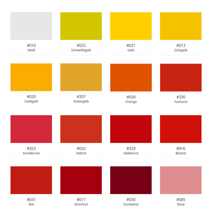 B&T Transfer Company - ORACAL® 8500 Translucent Cal (STANDARDFARBEN ...