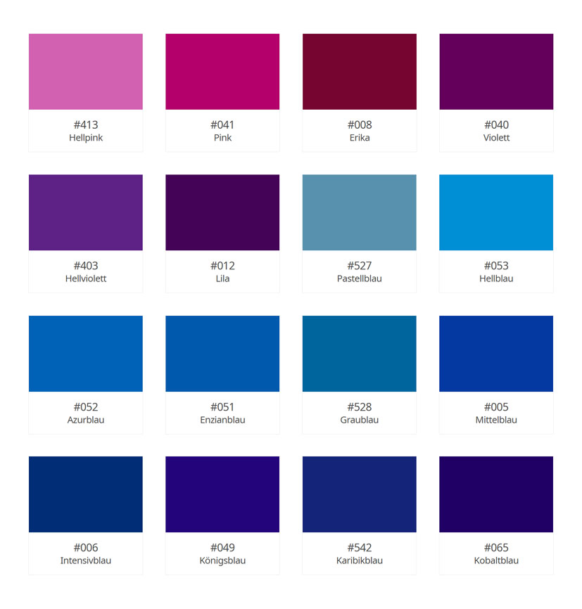 B&T Transfer Company - ORACAL® 8500 Translucent Cal (STANDARDFARBEN ...